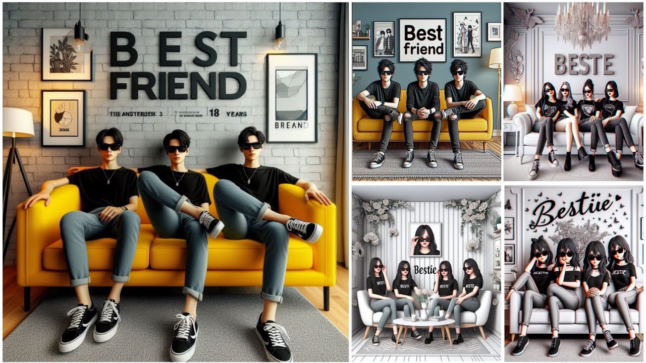 Ai Bestie Name Video Editing Kaise Kare | Best Friend Ai Photo Generate ...
