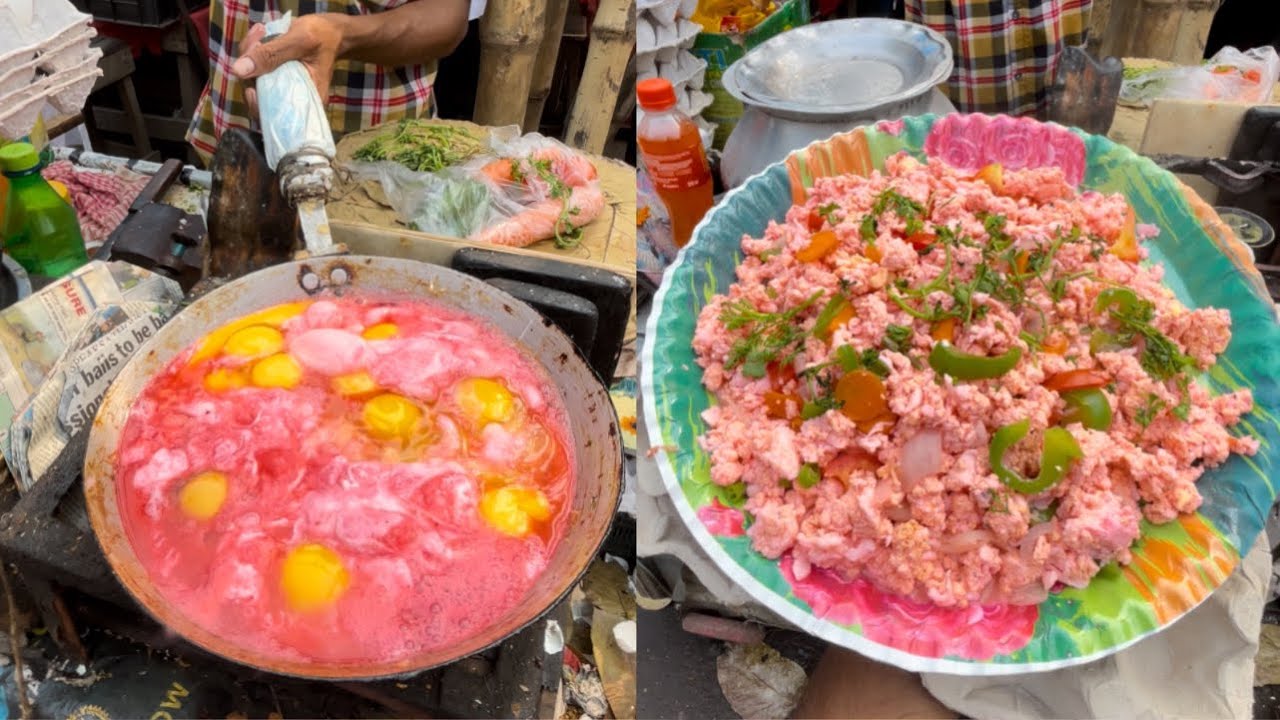 Amazing Sting omelette making in Kolkata | Indian Street food - YouTube