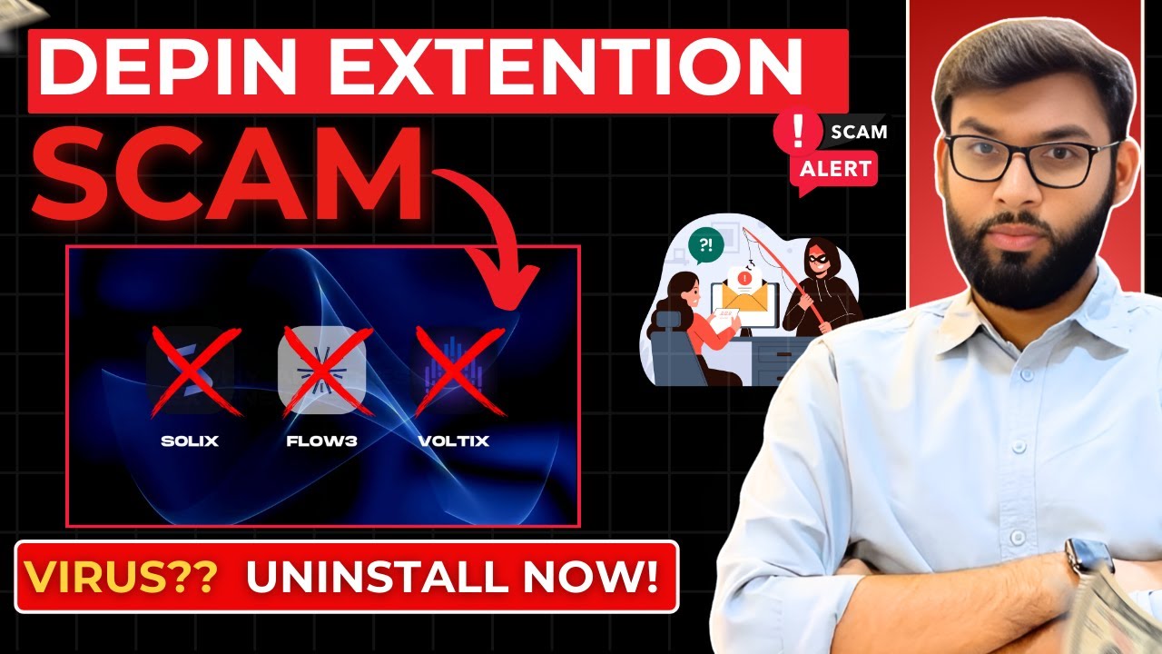 Remove These 3 Extensions | Depin Extention Scam | Testnet airdrop ...