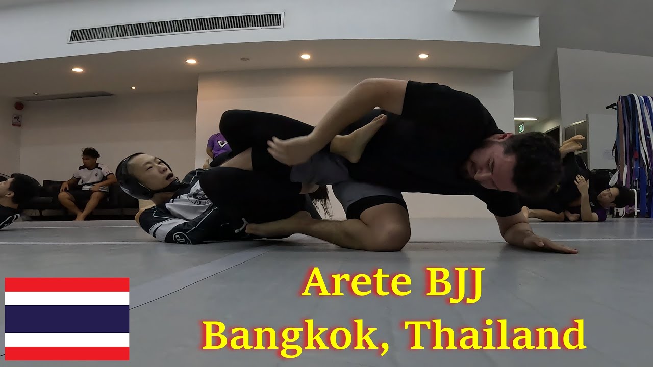 BJJ Rolls - Last Sessions at Arete Jiu Jitsu - Bangkok, Thailand - YouTube