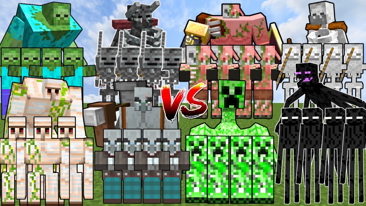 MASSIVE MUTANT ARMY TOURNAMENT | Minecraft Mob Battle - YouTube