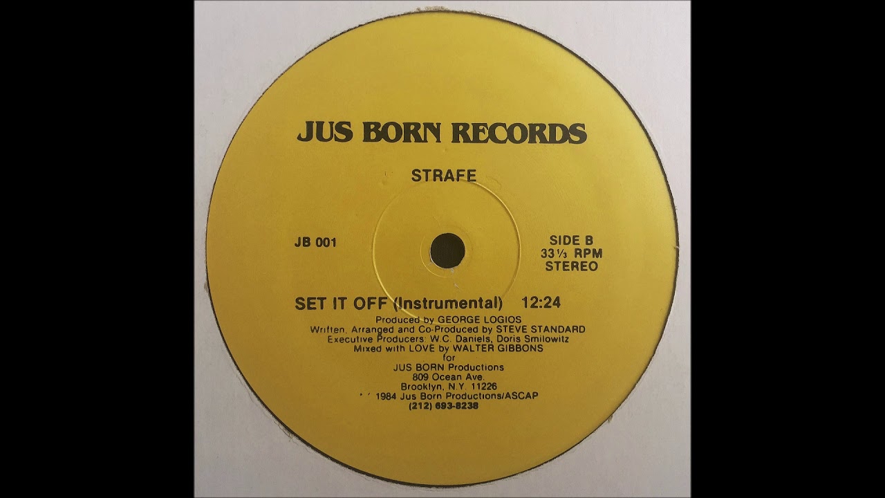 Strafe - Set It Off ( Instrumental ) ( Jus Born Records 1984 ) - YouTube