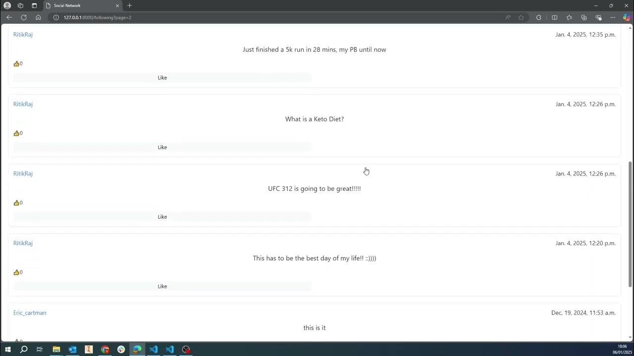 CS50W Project 4 NETWORK - YouTube