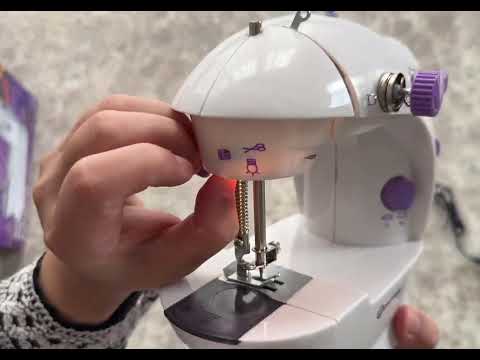 Mini Dikiş Makinesi Nasıl Kullanılır? Kutu Açılımı, İlk Dikiş makinam 🧵🫠