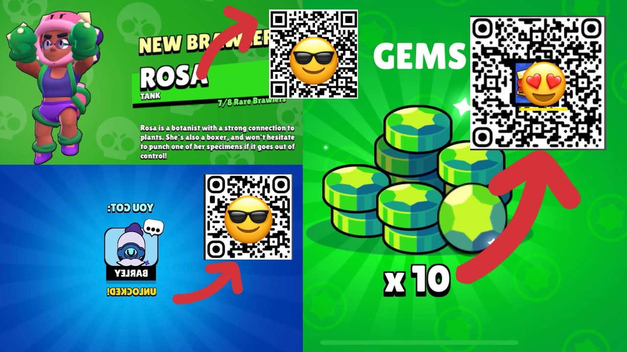 FREE!!2025🧐👀 FREE GIFT QR CODE 2025 🎁 QR CODE BRAWL STARS 🤩 BRAWL STARS ...