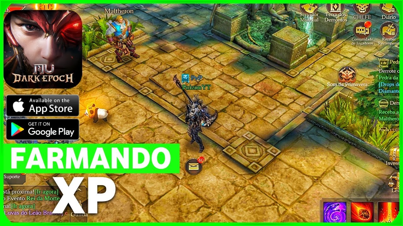 MU DARK EPOCH - FARMANDO XP - YouTube