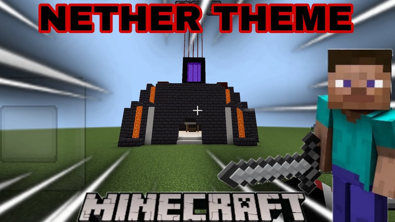 Minecraft nether theme castle 🏰 totorial) - YouTube