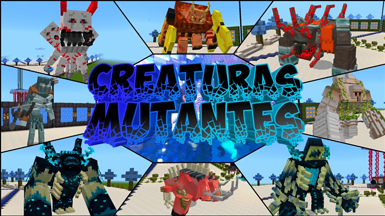 💥EL MEJOR MOD/ADDON DE MOBS MUTANTES PARA MINECRAFT PE 1.19💥 - YouTube