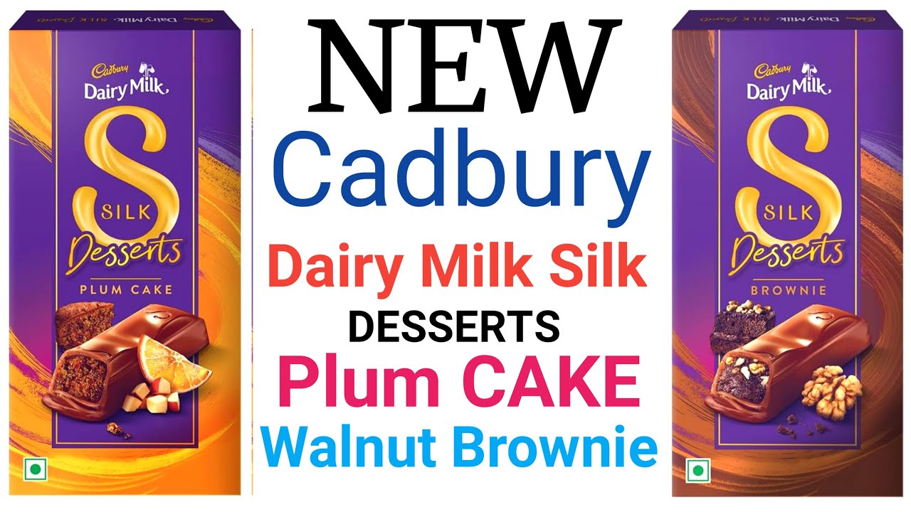 Cadbury Silk Desserts Plum Cake & Walnut Brownie Chocolate | Cadbury ...