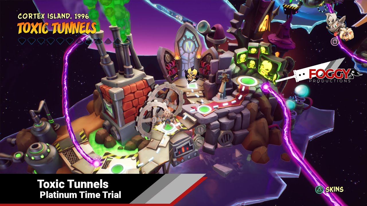 Crash Bandicoot 4 - Toxic Tunnels (Platinum Time Trial) - YouTube
