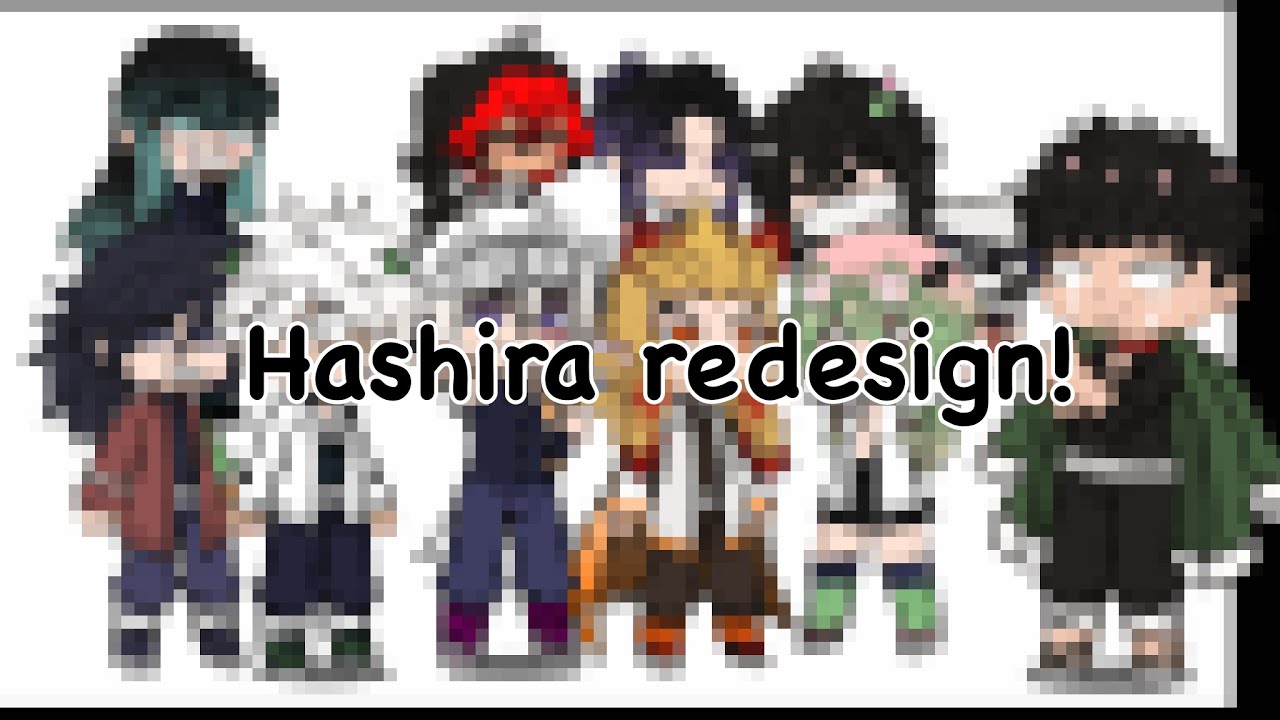 Hashira Oc Redesign! || KNY || Pose for the fans! - YouTube
