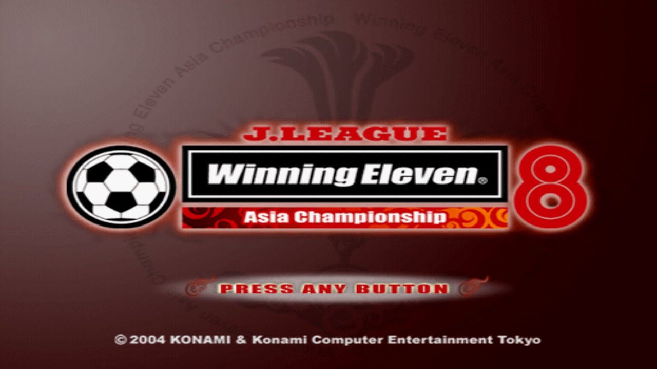 J. League Winning Eleven 8 Asia Championship - HCK Edition [ PS2 ...