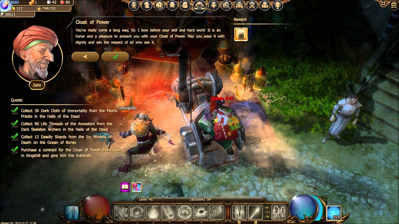 Drakensang Online - Cloak of Power - YouTube