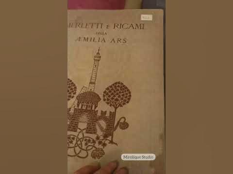 Редкая книга по итальянскому игольному кружеву и вышивке - YouTube