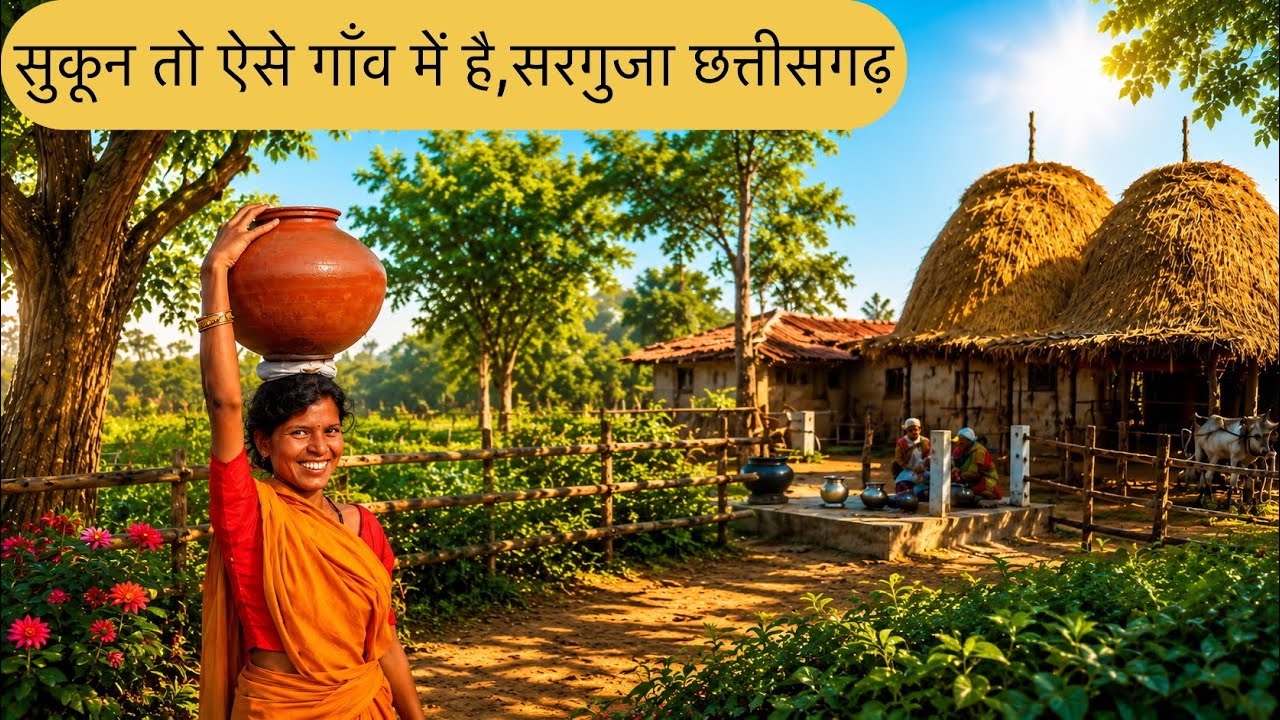 छत्तीसगढ़ मैनपाट का यह गाँव किसी जन्नत से कम नहीं🌳 | Manjhi Tribes ...
