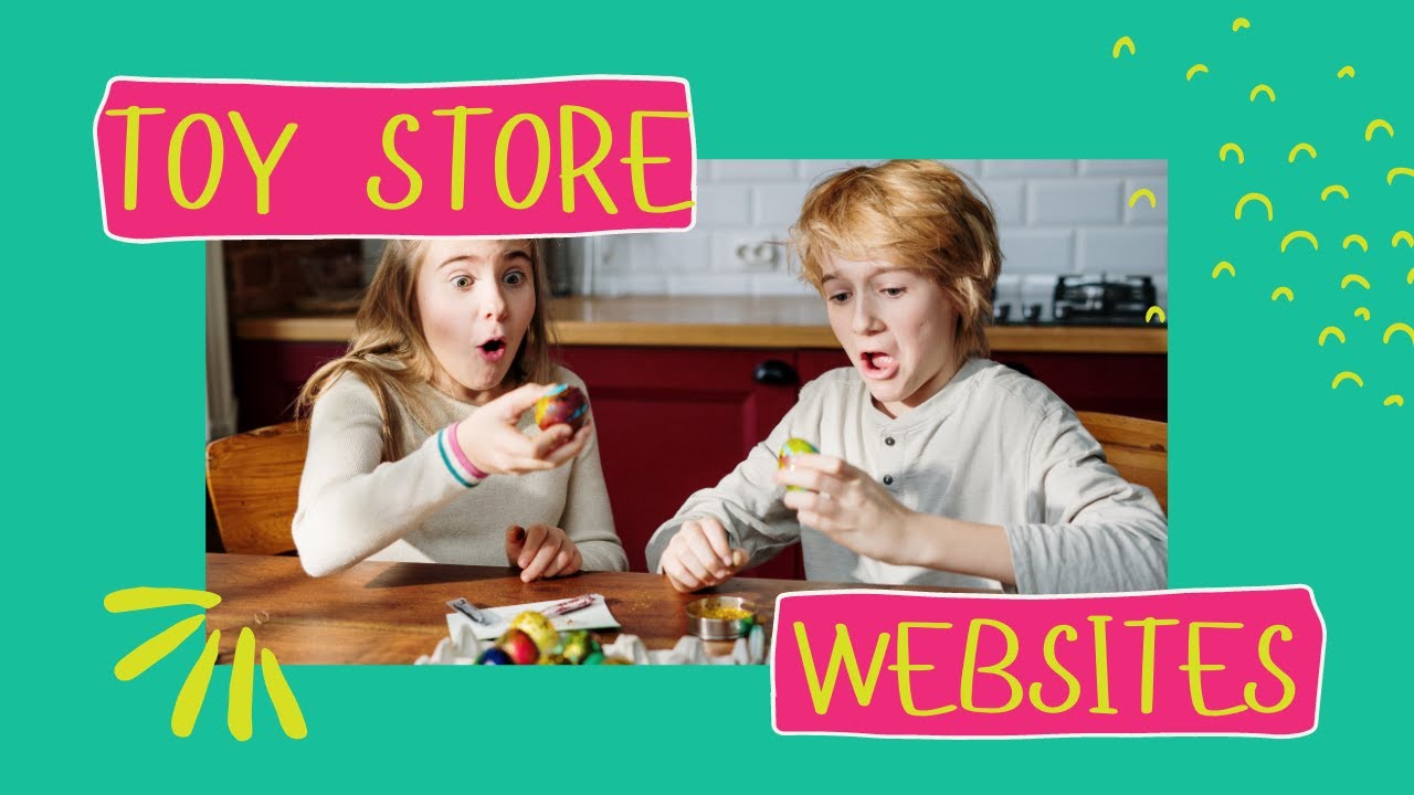 Toy Shop Website Template - Fastest Way To Create A Site - YouTube
