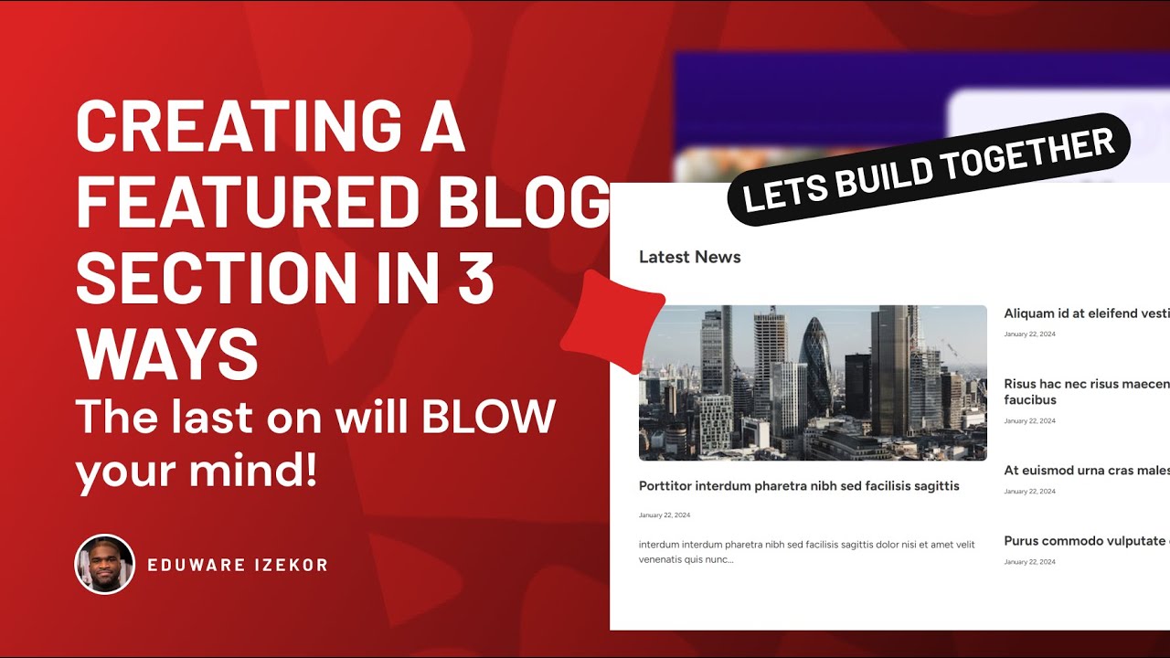 Creating a Featured Blog Section in Bricksbuilder in 3 ways | The last ...