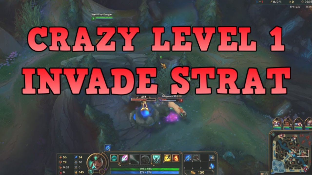 LoL Guide: New Level 1 Support Invade/Buff Steal Strategy - Professor ...