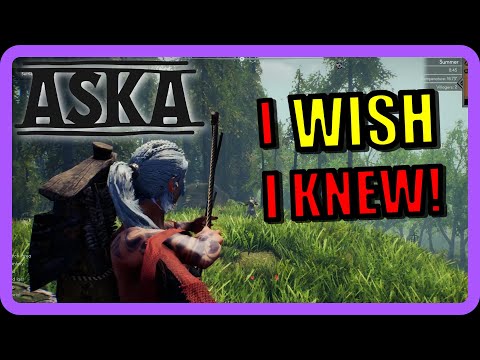 WISH I KNEW SOONER: Early Game | ASKA How To