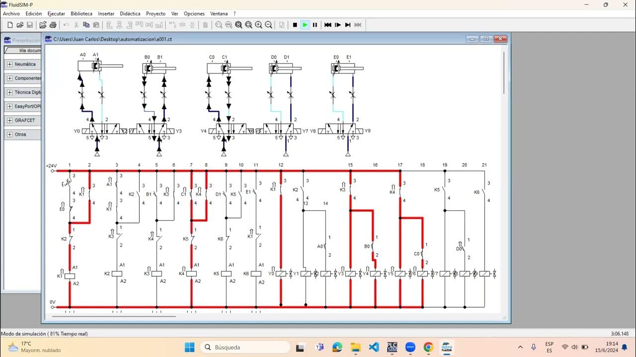 secuencia de 5 pistones - YouTube