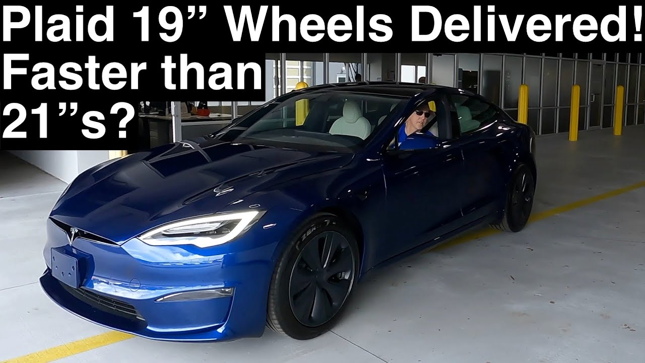 2nd Plaid Delivered!! (19” Wheels) First Dragstrip Pass!! Tesla ...