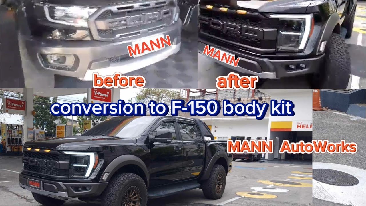 MANN AutoWorks. / ford raptor ranger. / conversion to F-150 body kit. 🚘 ...