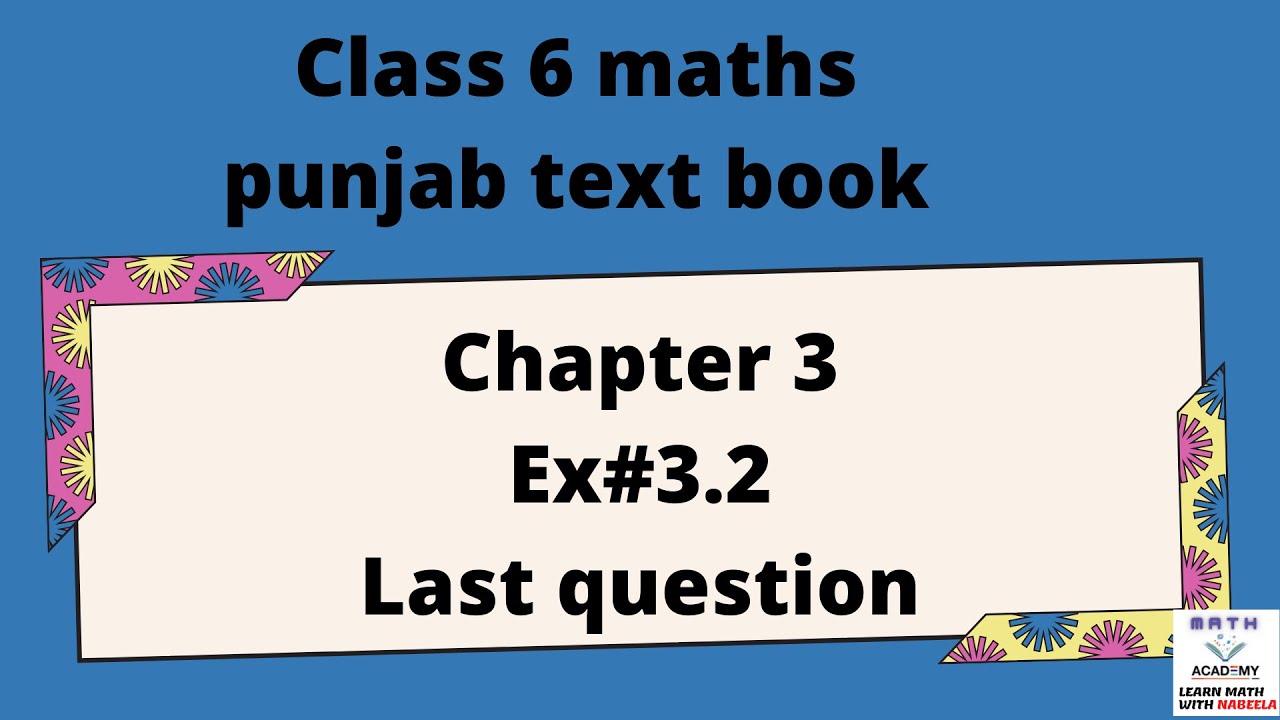 class-6-math-punjab-text-book-youtube