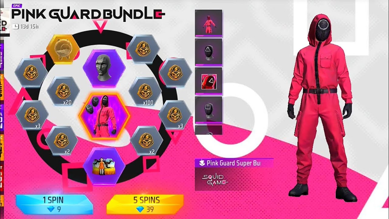 Indonesia server 😱 এ pink guard bundle চলে এসেছে 😱 দেখে নাও 😟#event # ...