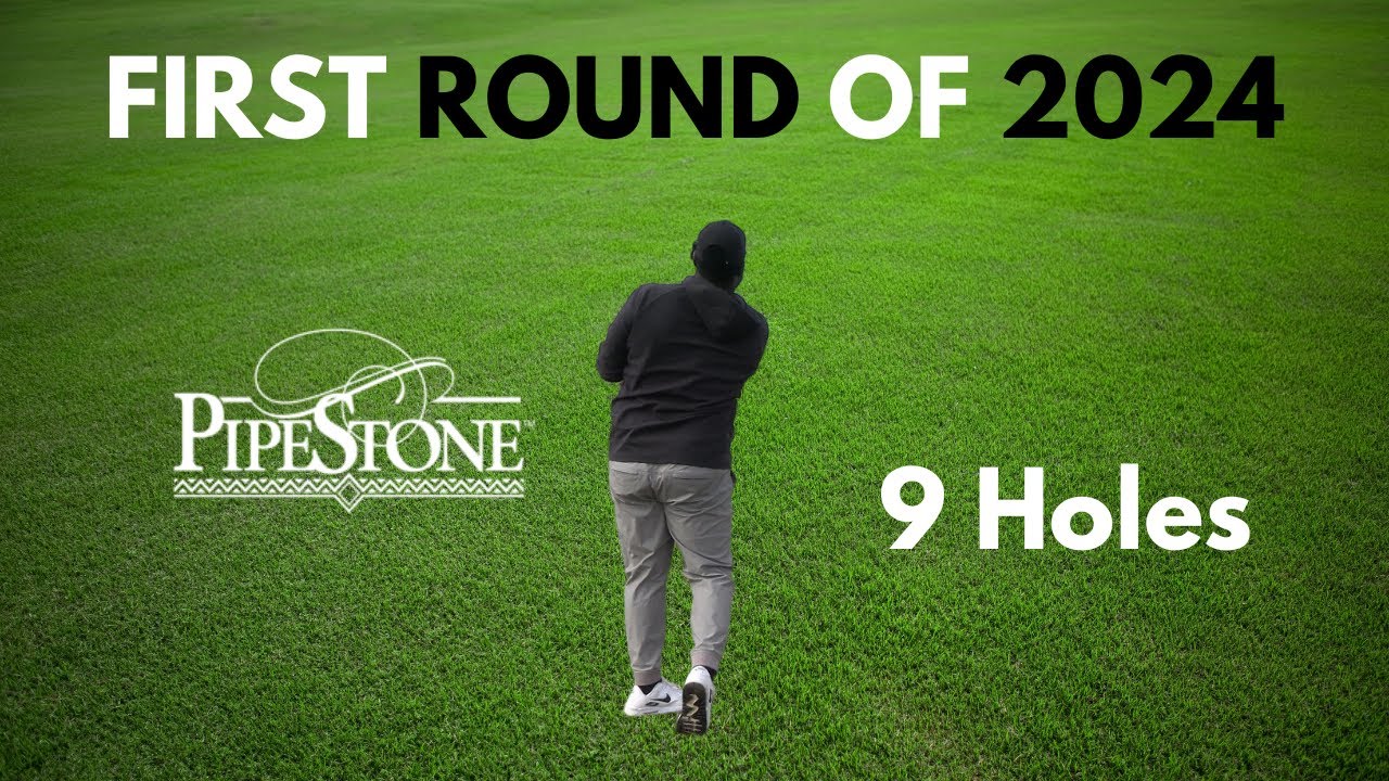 First 9 holes of 2024 - YouTube