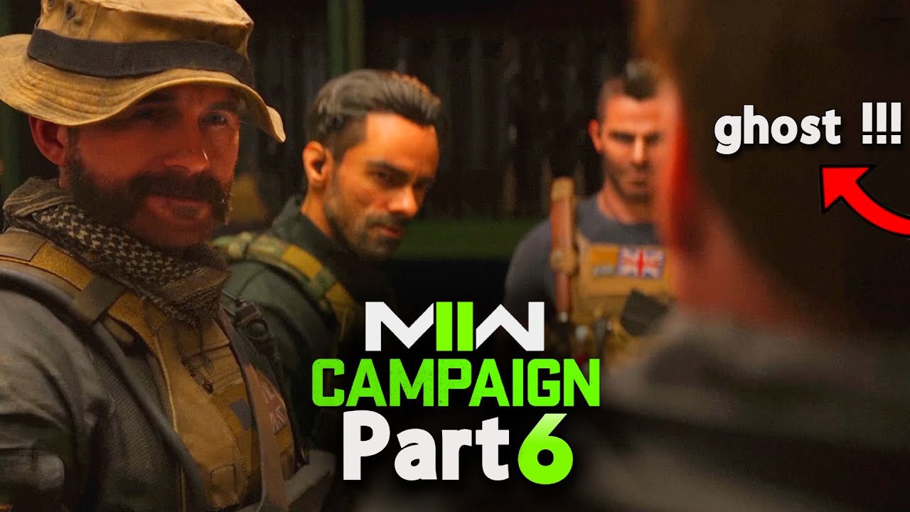 GHOST TAKES OFF HIS MASK!? Campaign Playthrough Pt. 6! MW2 (Prison ...