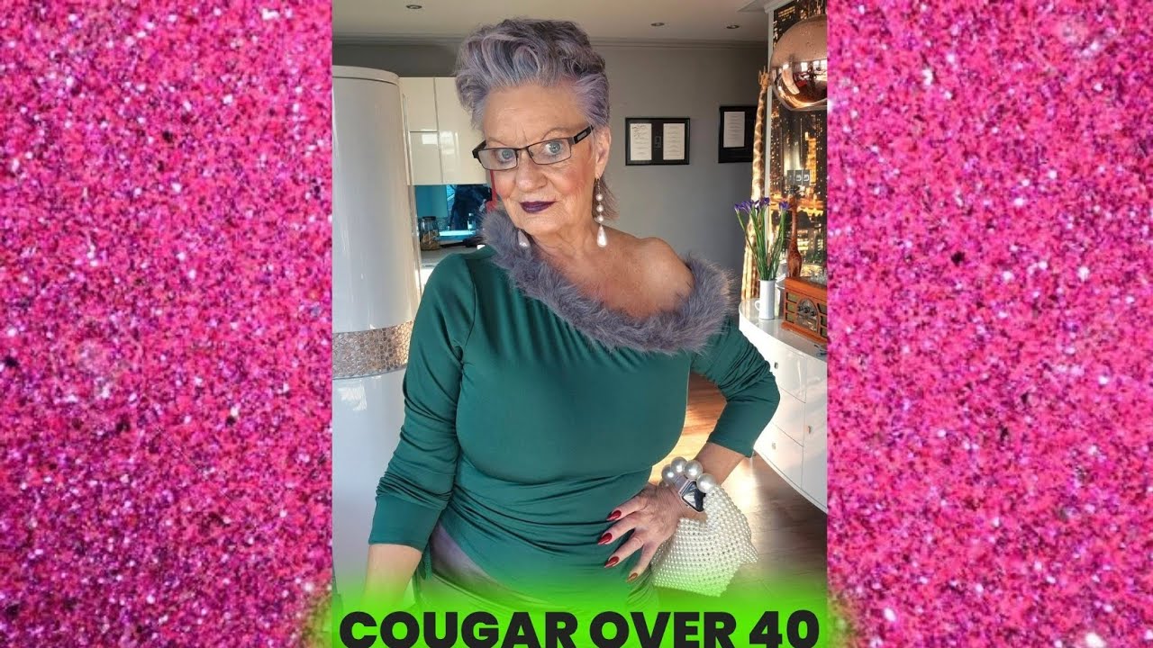 Cougar Chic Over 40 | Natural Older Women Fashion Styles | Lookbook Ep ...