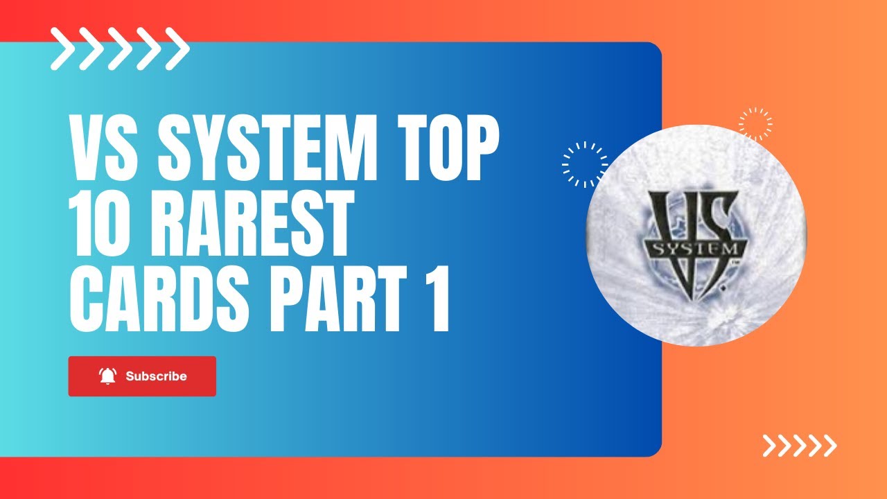 VS System Top 10 Rarest Cards From the First Era! - YouTube