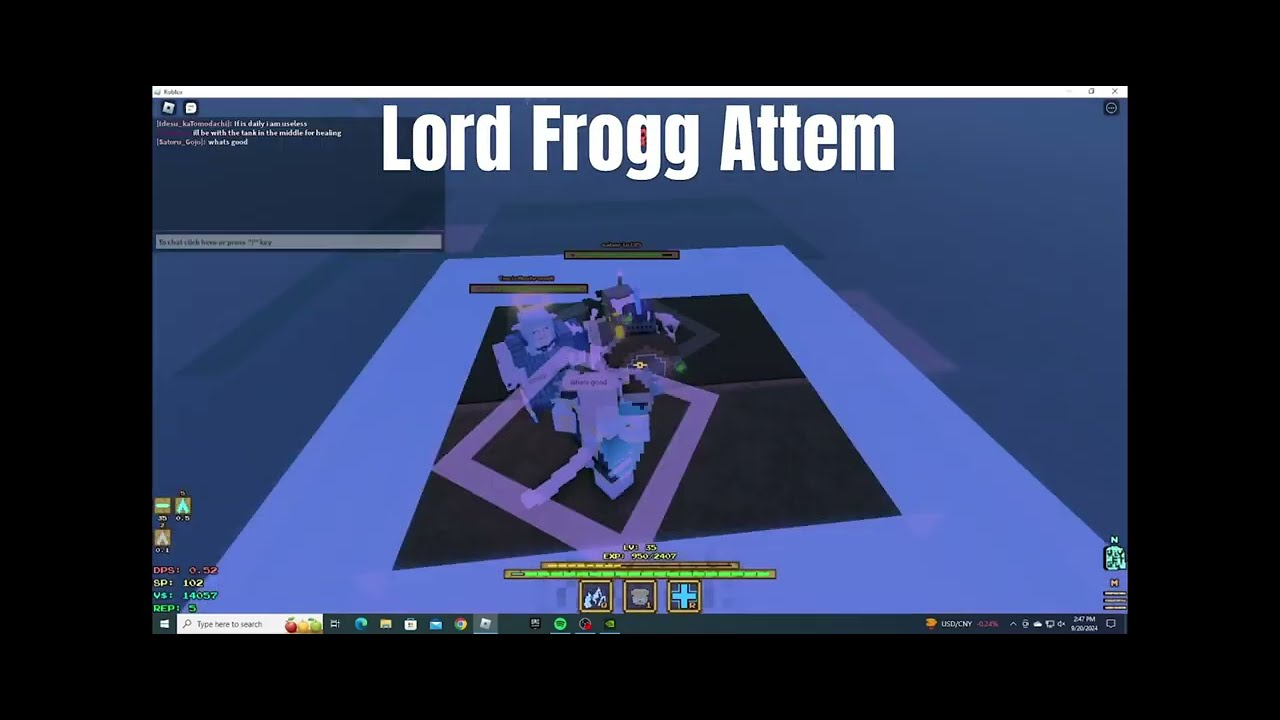 Lord Frogg Attempt - YouTube