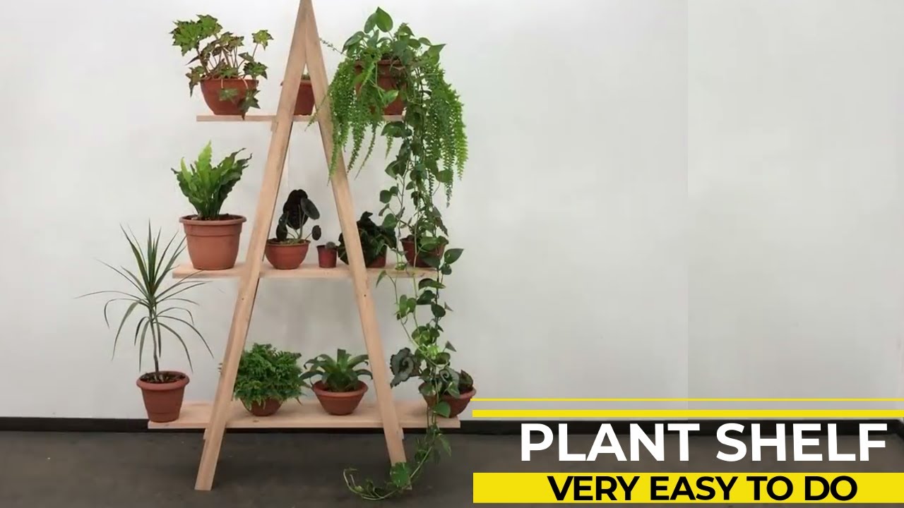 Plant shelf very nice and easy to do step by step - Woodworking ...