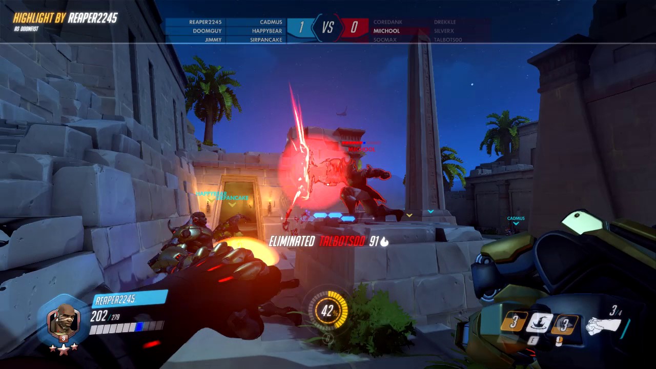 Doomfist Highlight Gameplay (New Highlight System) - YouTube