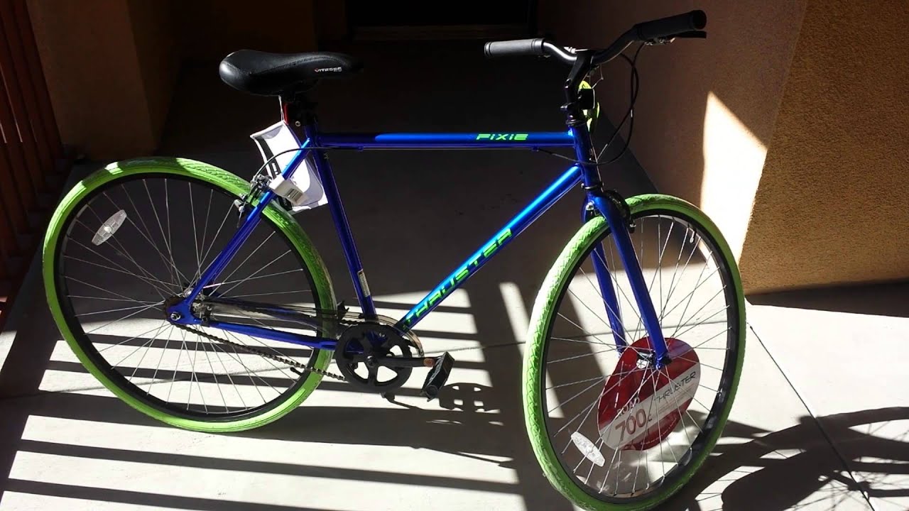 Thruster fixie from Walmart - YouTube