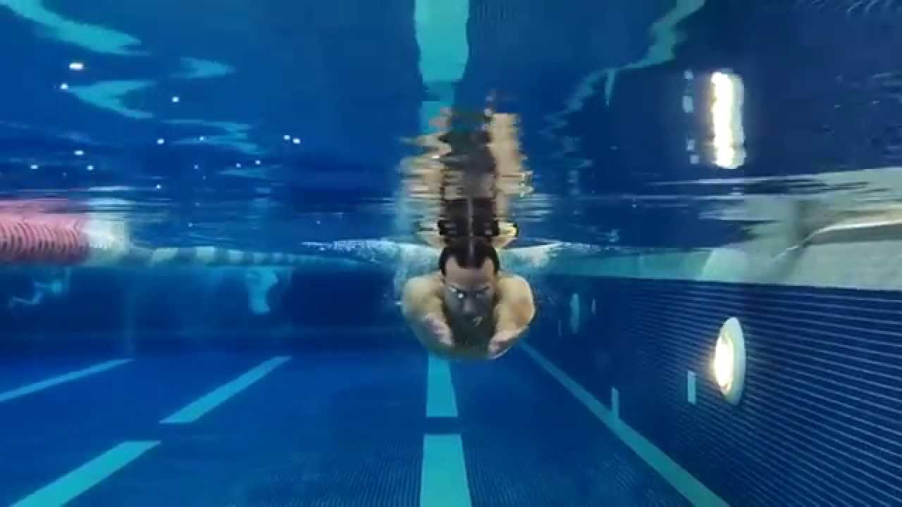 How to swim Breaststroke - Underwater Arms head on shot - YouTube