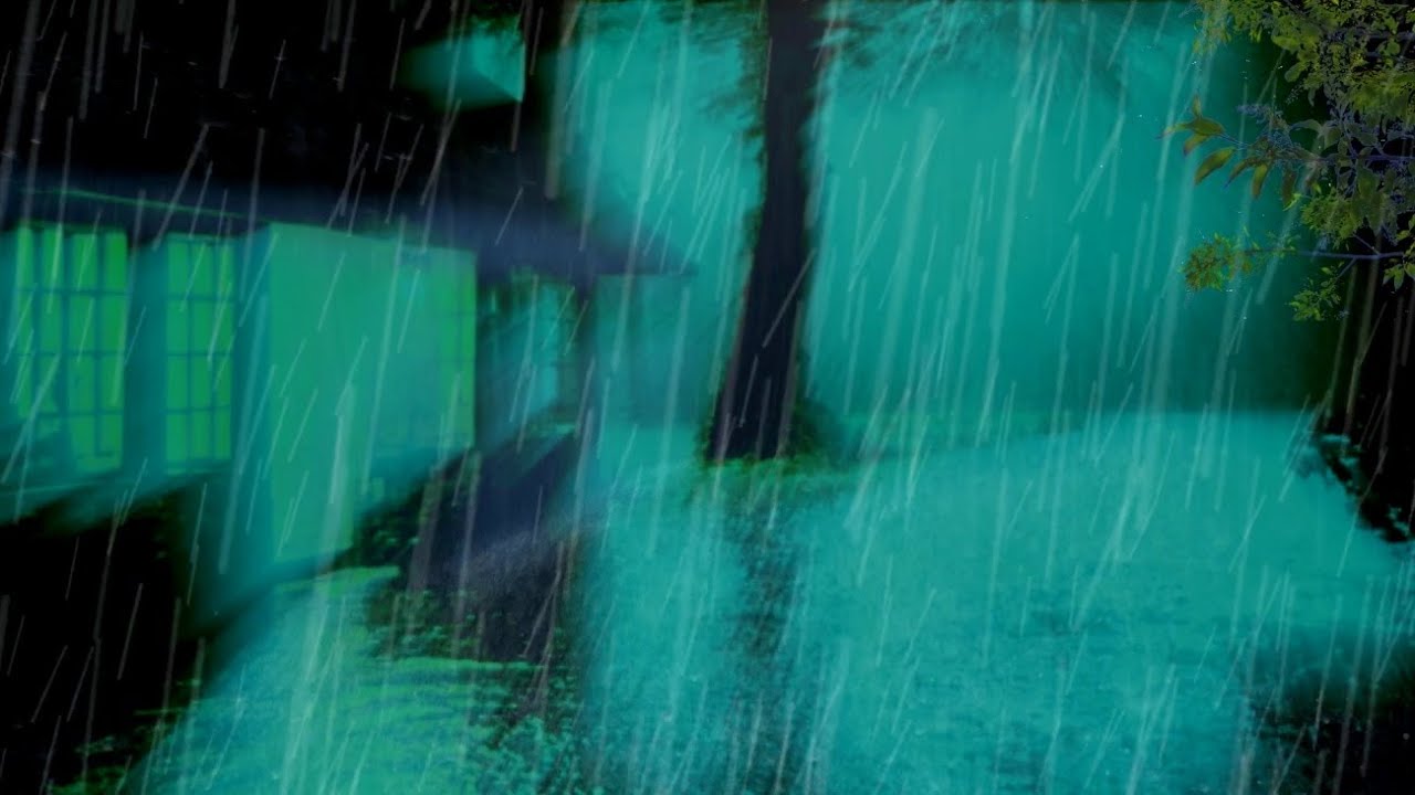 Night Rain for Hours - Sleep to Sound of Rainfall at Night - Rainstorm ...