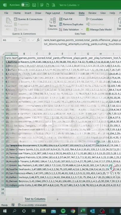 Clean mess data | #excel - YouTube