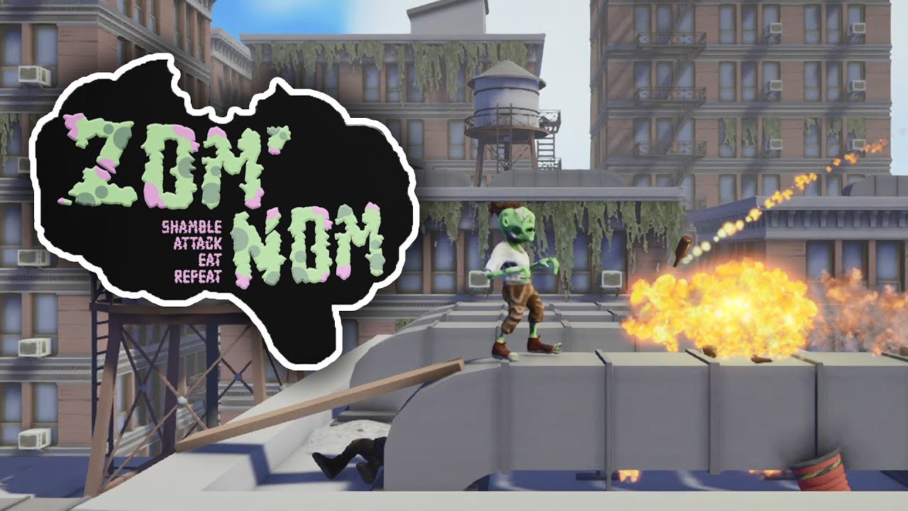Zom Nom (juego gratis) | Este zombie se come mas daño que cerebro xd ...