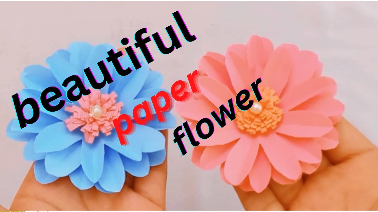 Kagojar ful banano/ simple & easy paper Crafts #INNI'S_CREATIONS #DIA ...