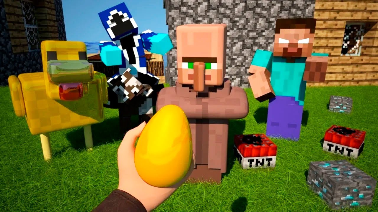 Minecraft Animation - Steve and the Beanstalk - YouTube