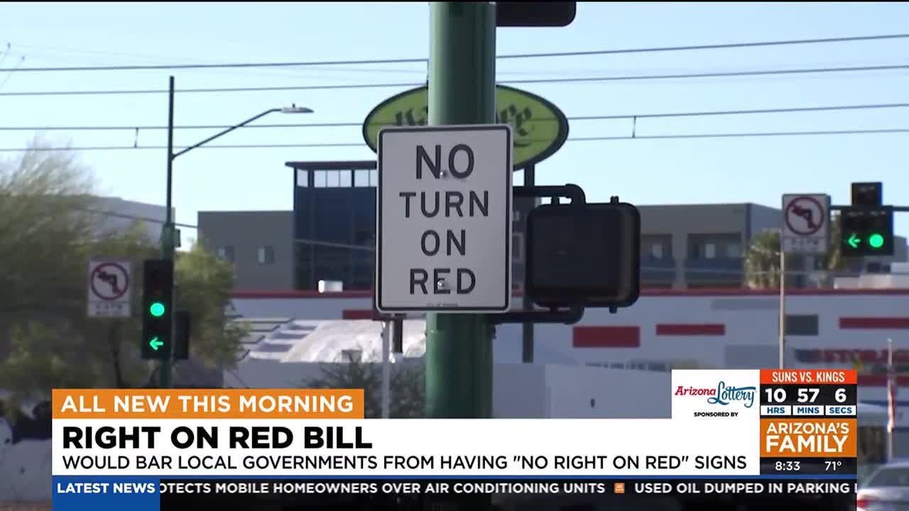 Right on red bill heads to Gov. Hobbs' desk - YouTube