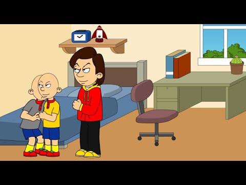 Coris and Caillou punch classic caillou in the face and GROUNDED - YouTube