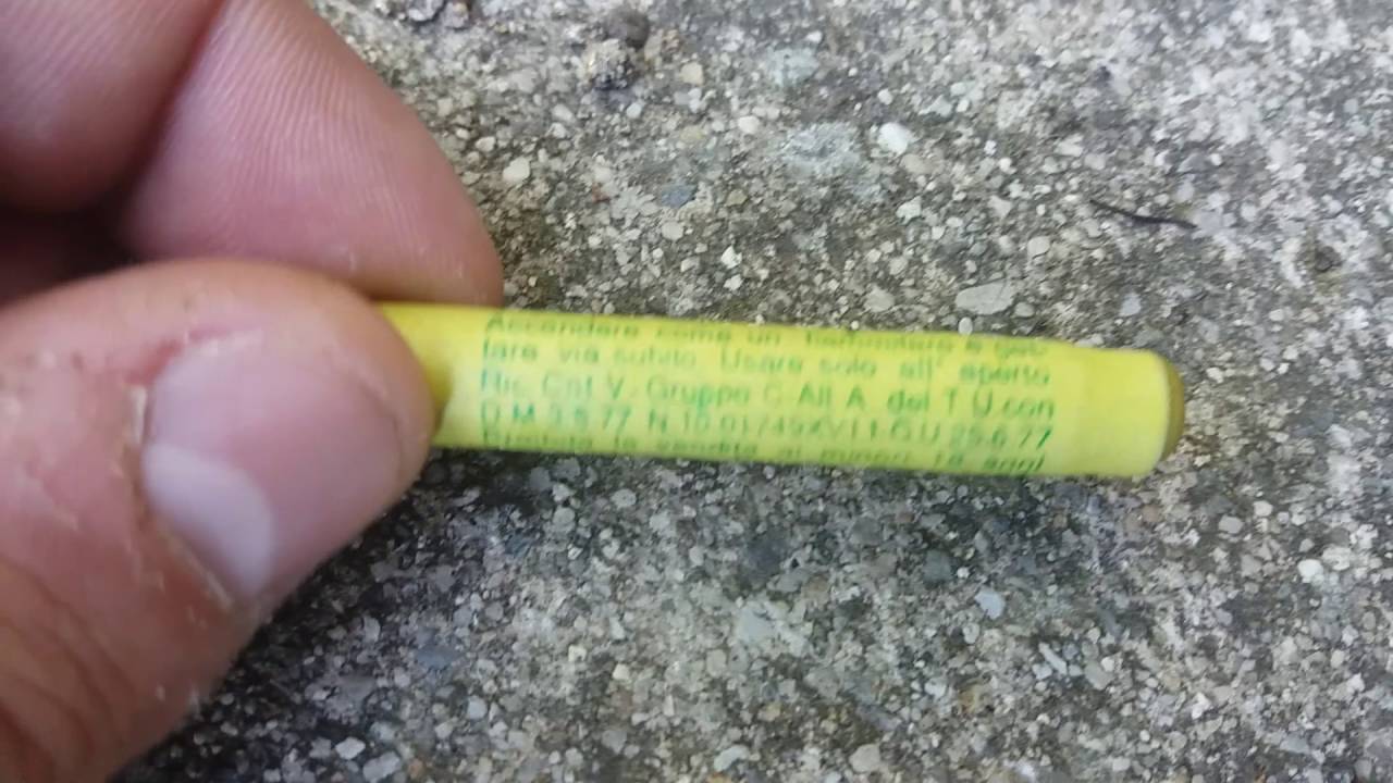 Petardo Raudi Tipo C anni 90 - YouTube
