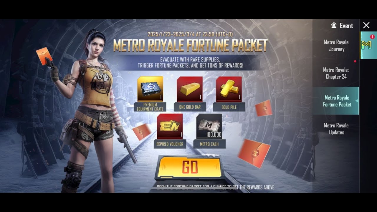 Metro Creator Club - METRO ROYALE FORTUNE PACKET EVENT EXPLAIN - YouTube