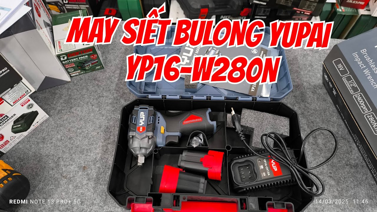 Máy siết bulong YuPai YuPai YP16-W280 - YouTube