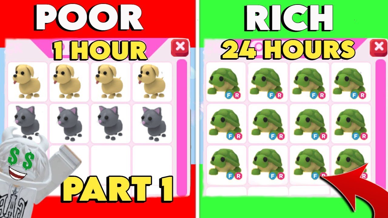 😱Trading from *BROKE* to *turtle* in adopt me!?(part 1) - YouTube