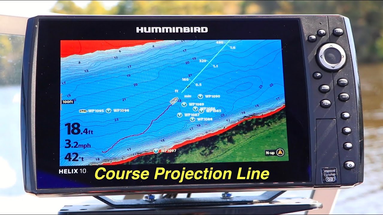 Humminbird HELIX | Course projection line | The Technological Angler ...