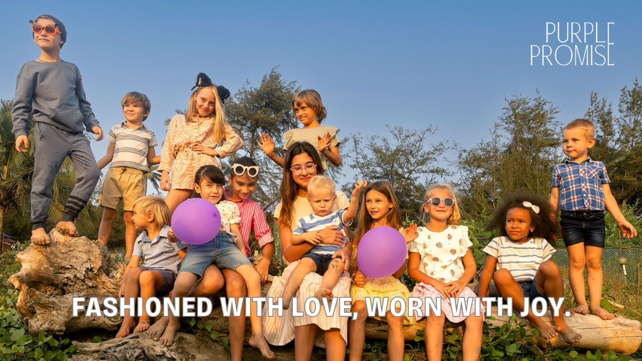 Say hello to Purple Promise Kids wear! - YouTube